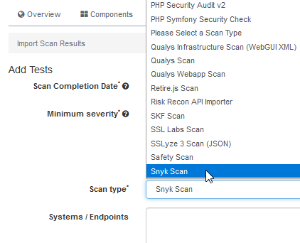 Snyk Container scan import · Issue #3310 · DefectDojo/django-DefectDojo · GitHub