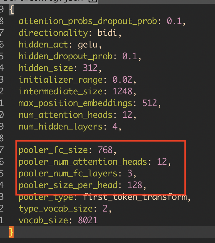 bert_config.json 里的参数问题 · Issue #12 · CLUEbenchmark/CLUEPretrainedModels · GitHub
