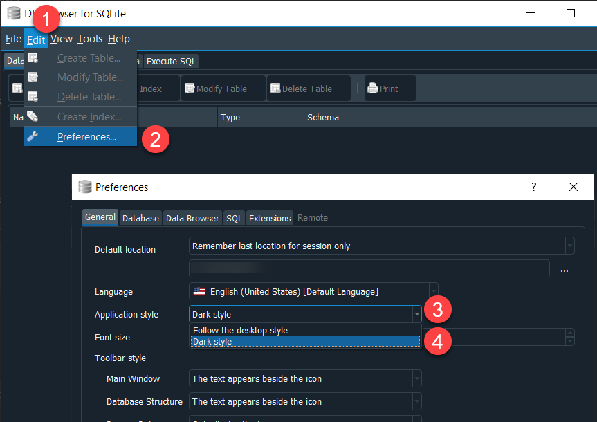 Dark Mode · Issue #2925 · sqlitebrowser/sqlitebrowser · GitHub