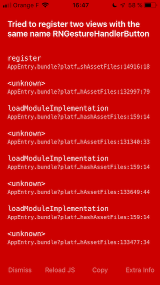 Cannot Run Navigationplayground Tried To Register Two Views With The Same Name