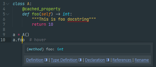 Better textDocument/hover support for property-like descriptors · Issue ...