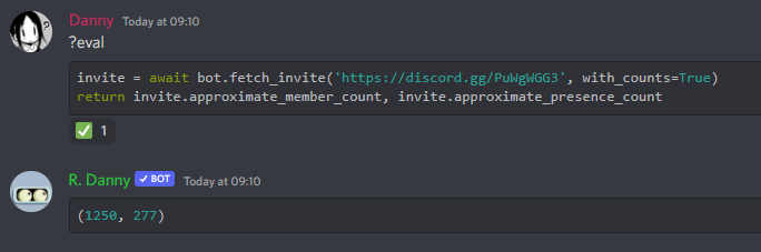 Invite get approximate_member_count or approximate_presence_count is None Bug · Issue #9042 ...
