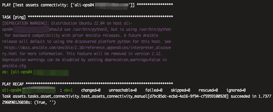 [Bug] 测试系统用户资产联通性失败 · Issue #9293 · jumpserver/jumpserver · GitHub