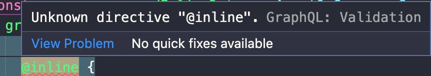 LSP server cannot detect directives when they aren’t present in schema file or introspection ...