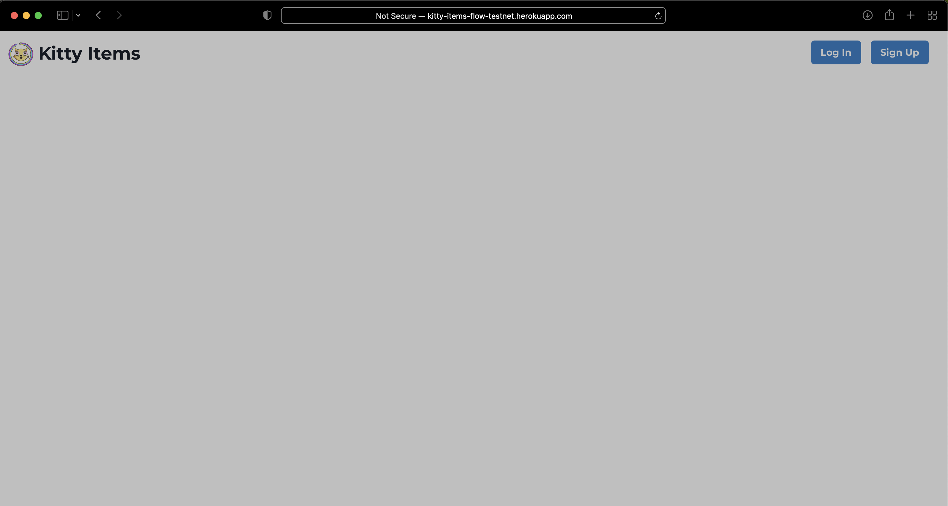 Kitty test site not working on Heroku · Issue #143 · onflow/kitty-items ...