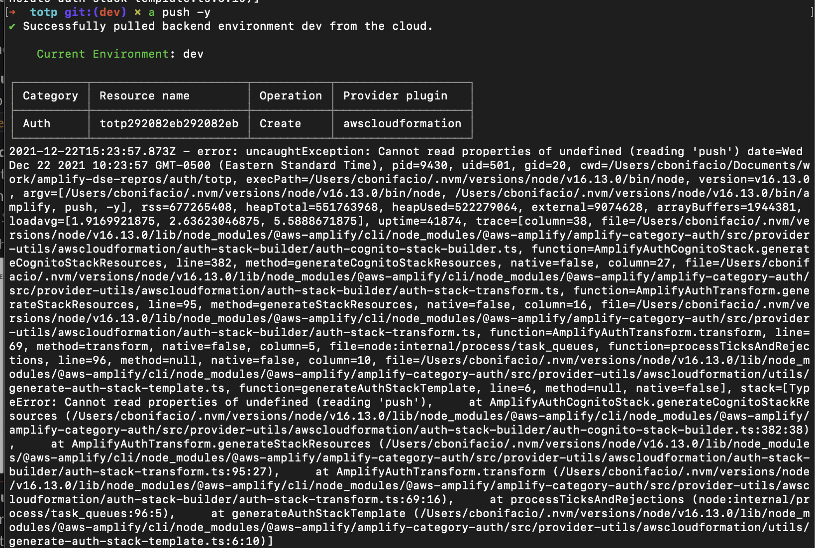 Totp Setup Nothing In Documentation · Issue 9393 · Aws Amplifyamplify Js · Github