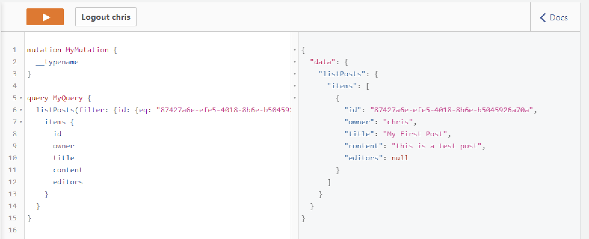 Appsync Get Query Returns Item But List Query Doesnt · Issue 9969 · Aws Amplifyamplify Js