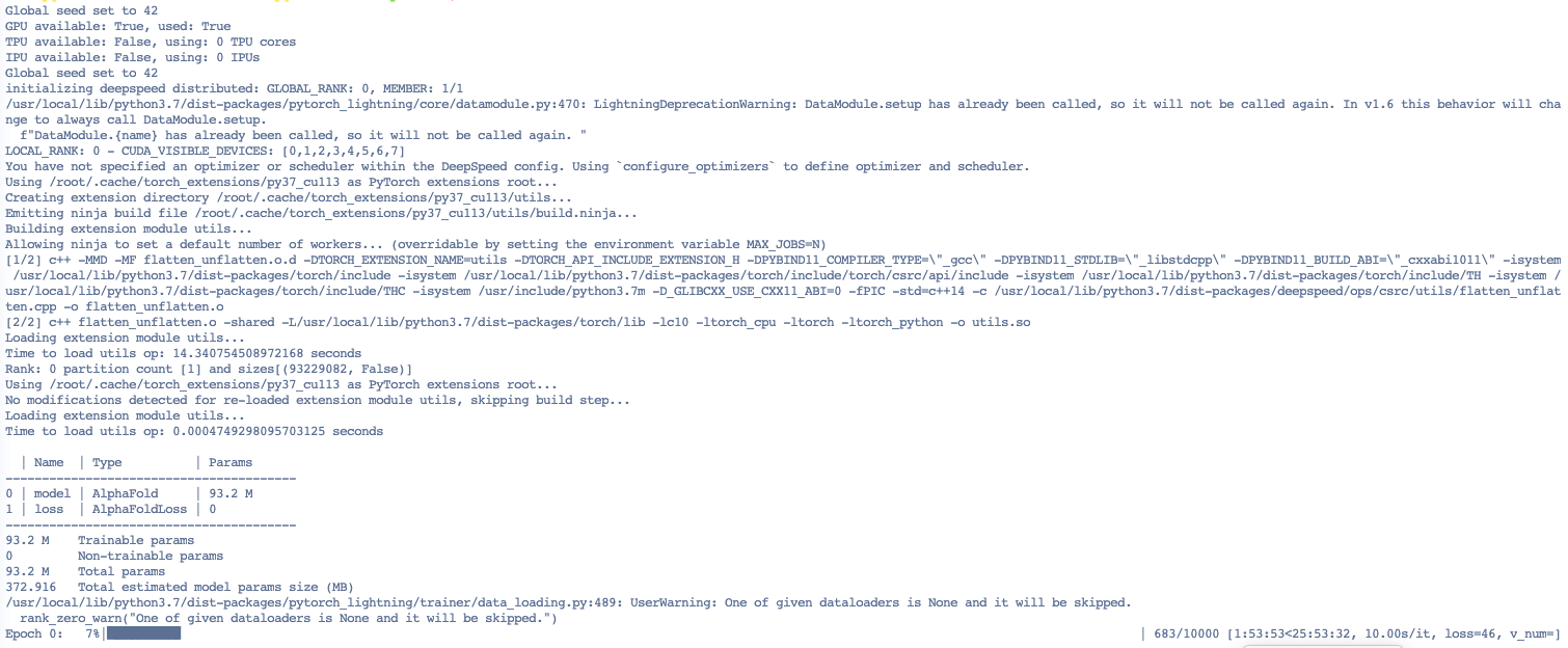 About Initial Training and Finetune Training Speed · Issue #103 · aqlaboratory/openfold · GitHub