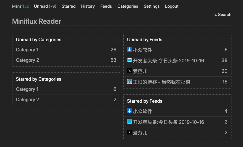 GitHub - qjebbs/miniflux: Minimalist feed reader written in Go · GitHub