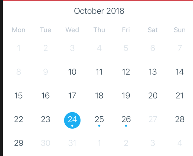 DotColor not changed · Issue #647 · wix/react-native-calendars · GitHub