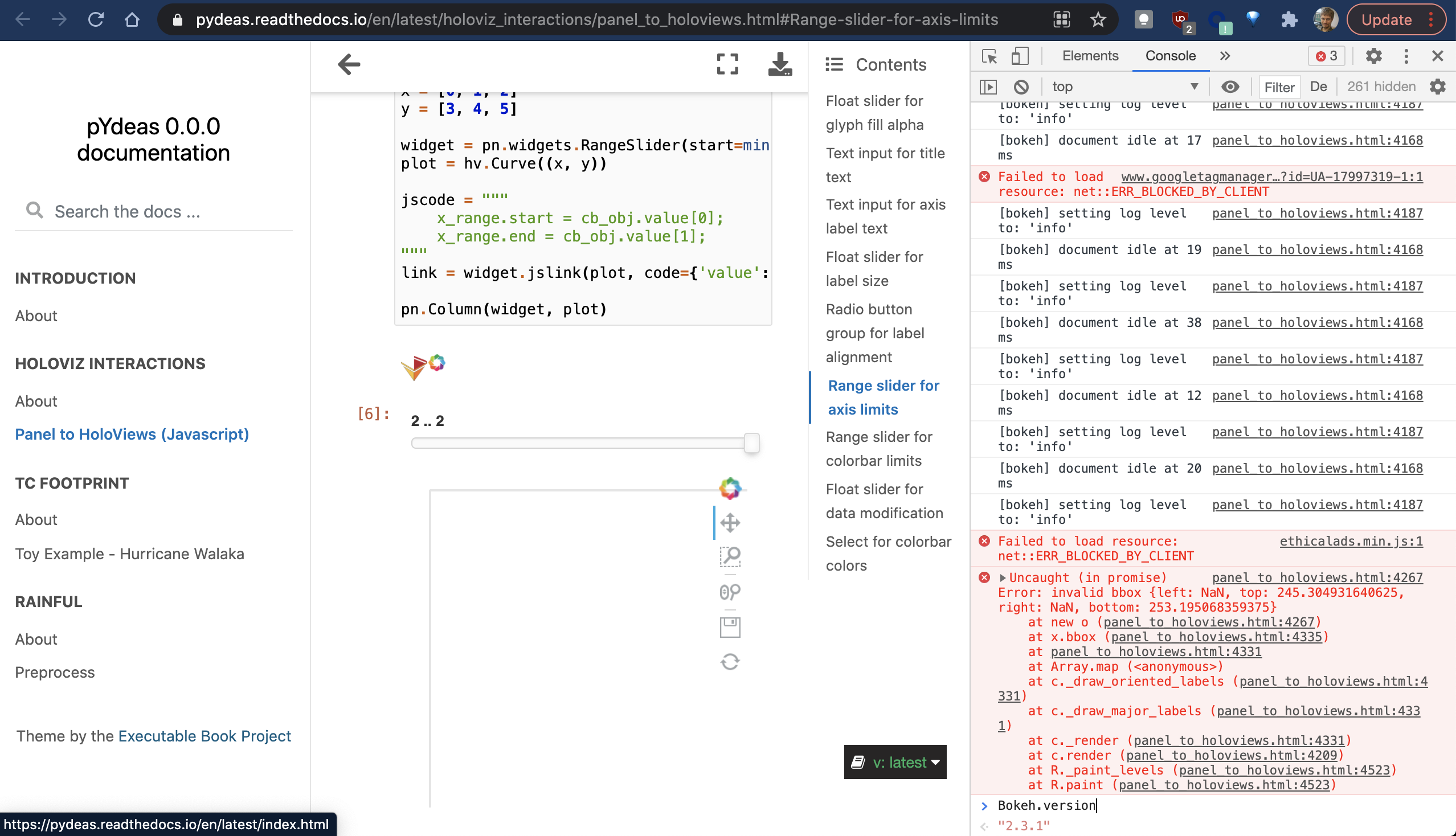 [BUG] Bokeh plots get broken irretrievably if transiently have zero range · Issue #11291 · bokeh ...