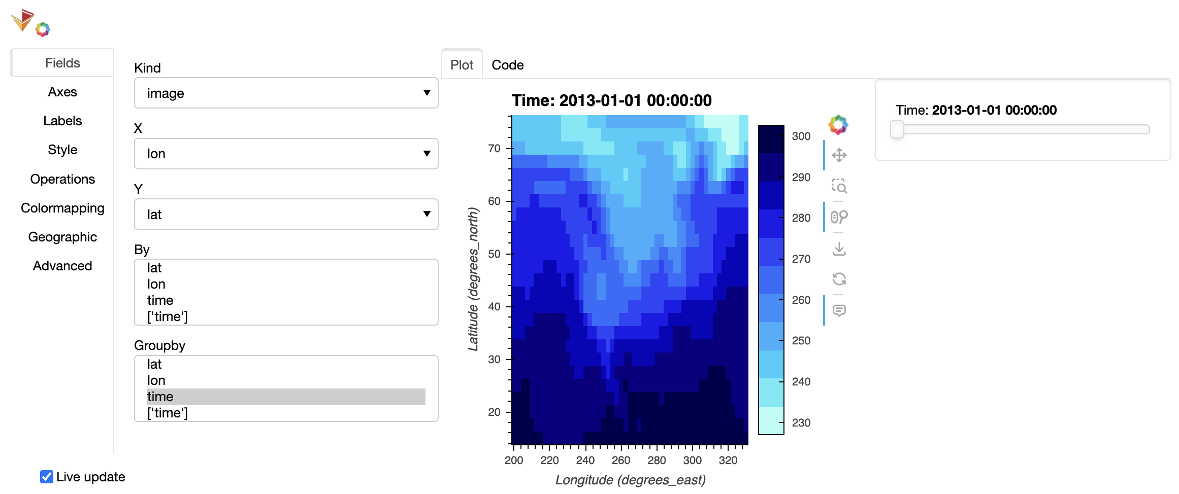 Hvplot Explorer Issues · Issue 1190 · Holoviz Hvplot · Github