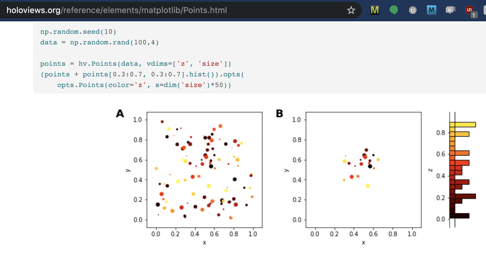 .hist() histogram missing z-axis colors for Bokeh backend · Issue #4429 · holoviz/holoviews · GitHub