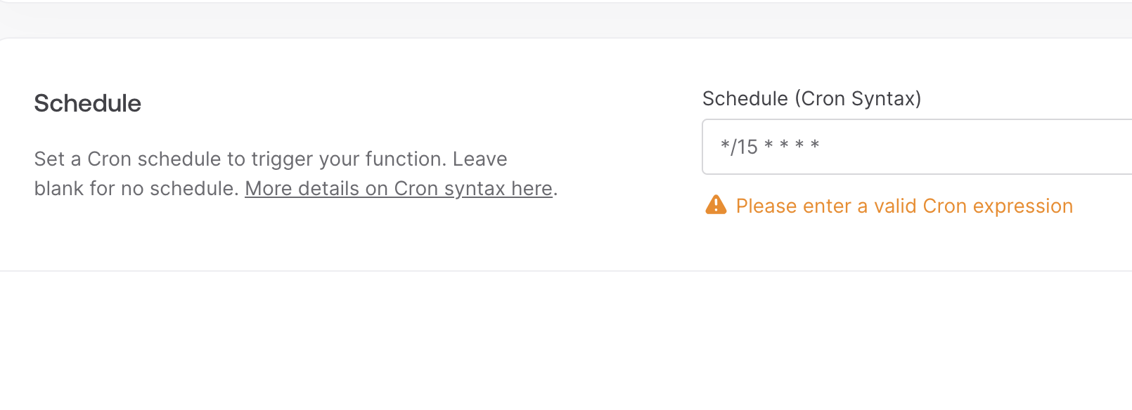 🐛 Bug Report: Cron validation not working properly for advanced values · Issue #5021 · appwrite ...
