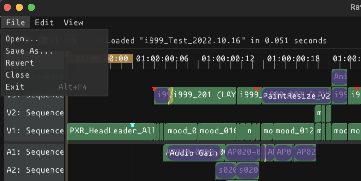 [RFE] otioview refresh feature · Issue #1559 · AcademySoftwareFoundation/OpenTimelineIO · GitHub