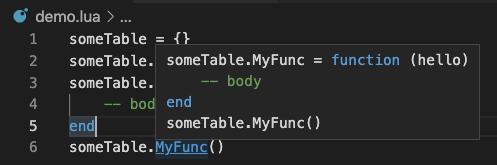 Problems with Autocomplete/Intellisense · Issue #123 · Tencent/LuaPanda · GitHub