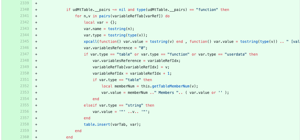 有userdata的时候会崩游戏 · Issue #64 · Tencent/LuaPanda · GitHub