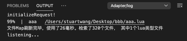 点击调试一直显示initializing · Issue #80 · Tencent/LuaPanda · GitHub