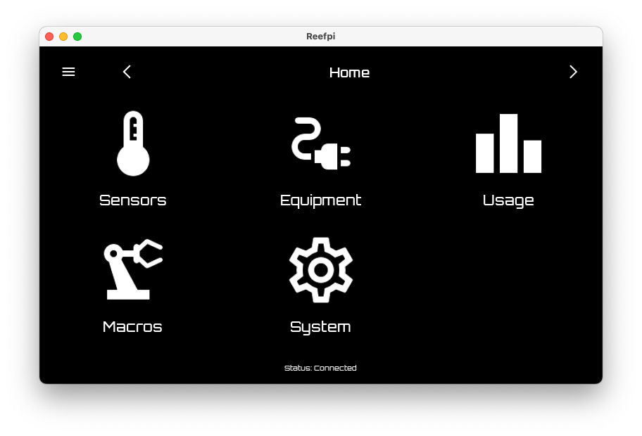 GitHub - natbird/kivy-reef: A touchscreen client for reef-pi, written in Kivy