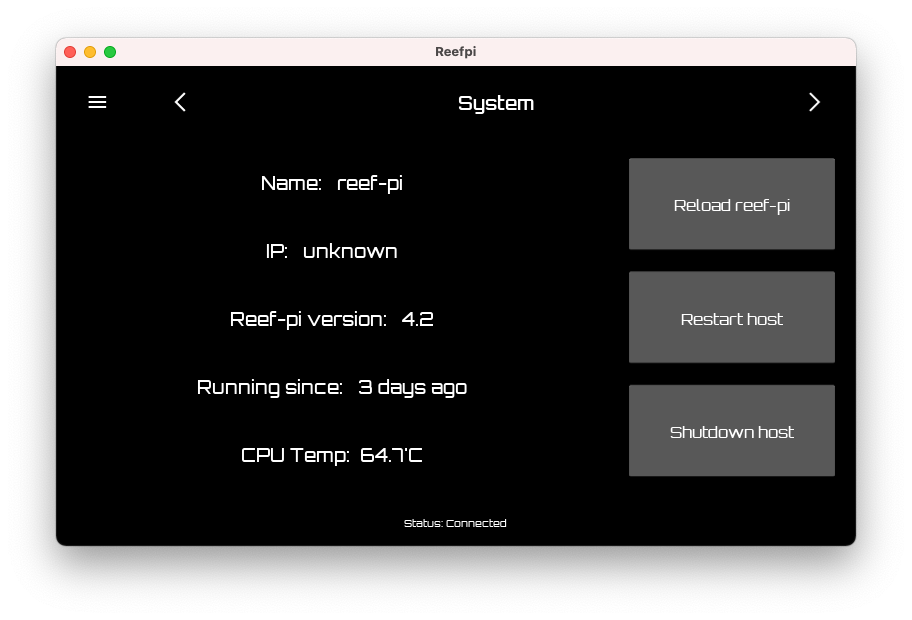 GitHub - natbird/kivy-reef: A touchscreen client for reef-pi, written in Kivy