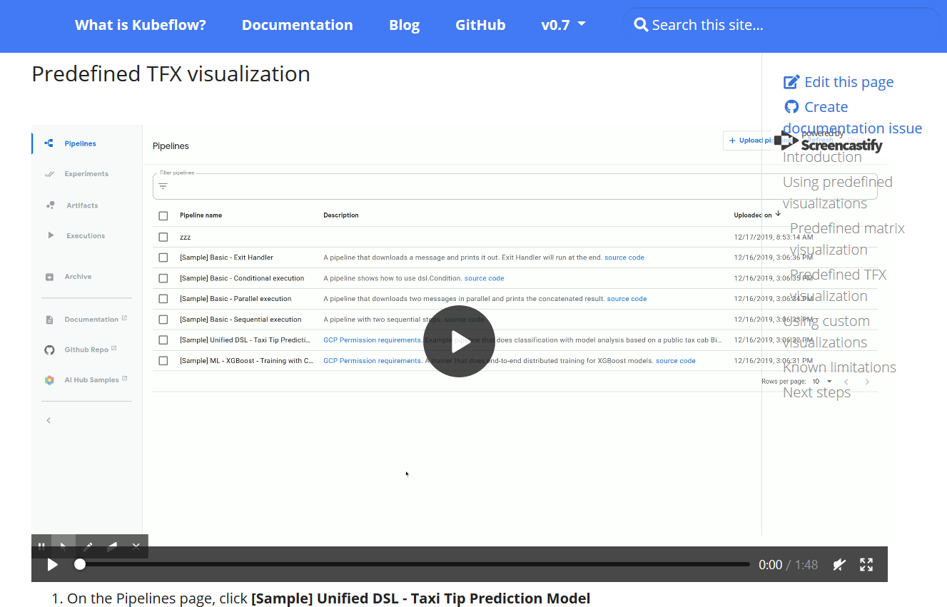Fix Markdown in Python Based Visualizations · Issue #1505 · kubeflow/website · GitHub