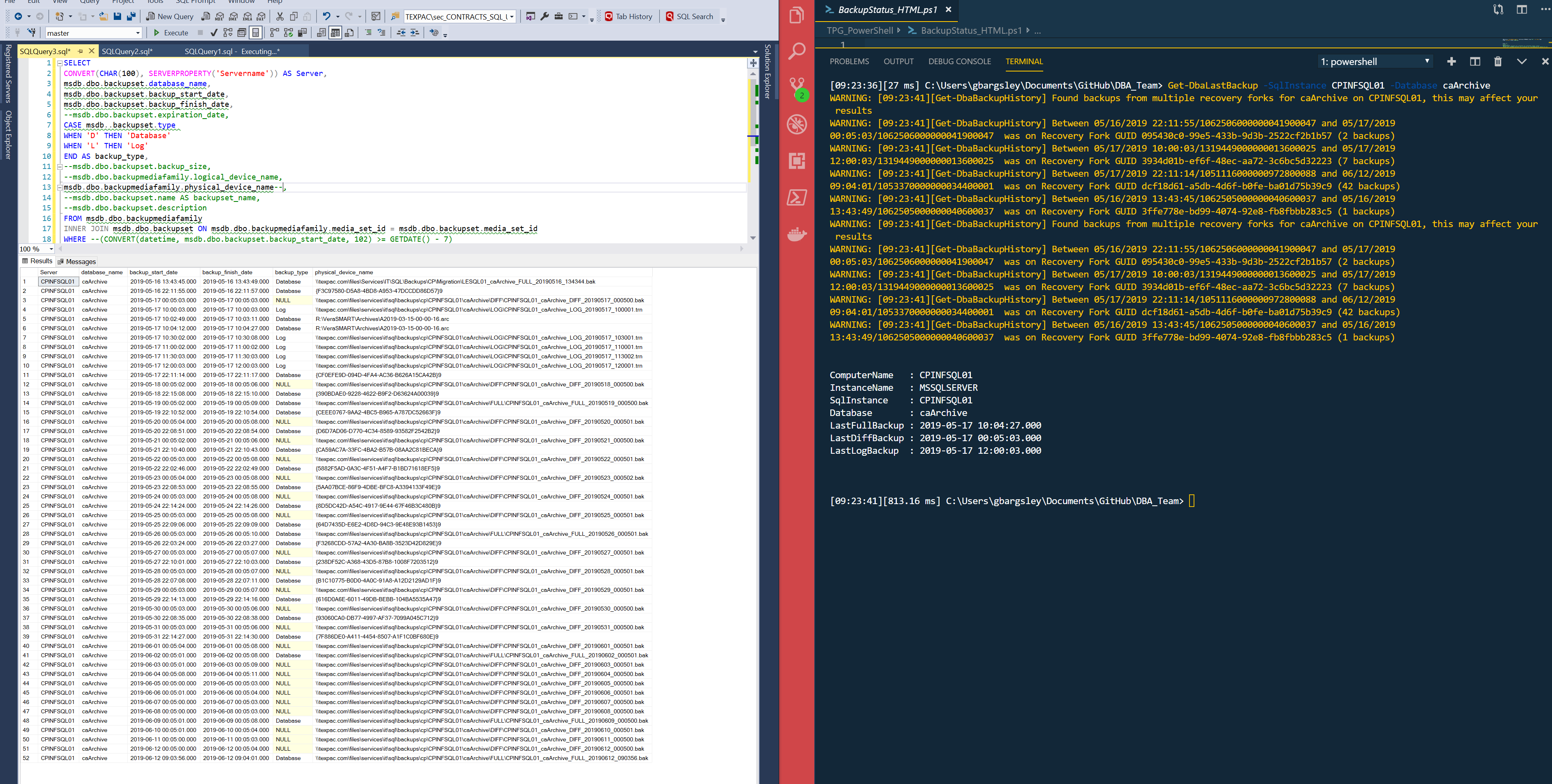 Last Backup Not showing correctly · Issue #5576 · dataplat/dbatools · GitHub