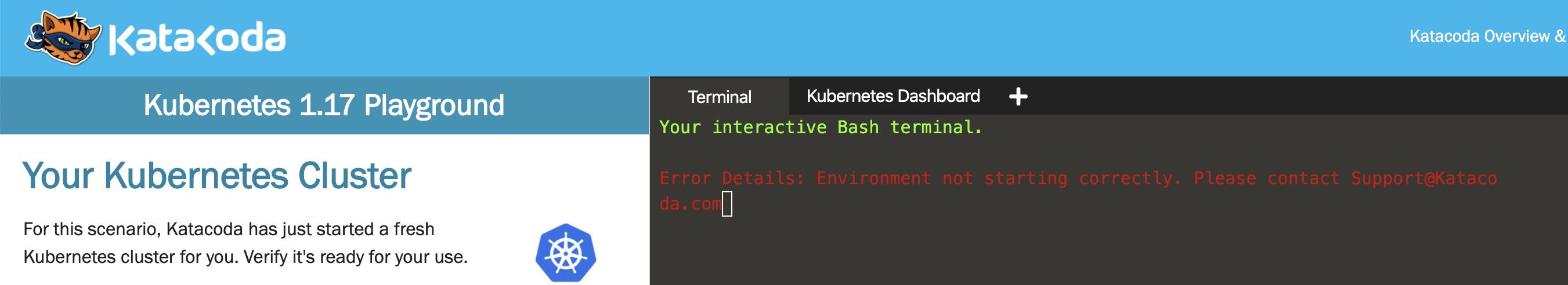 Tekton Pipelines v0.11.0 incompatible with Katacoda k8s clusters · Issue #45 · tektoncd/website ...