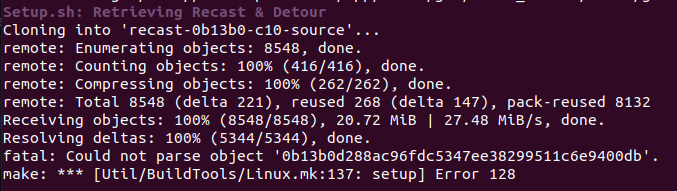 Recast&Detour commit hash error - Could not parse object · Issue #6853 · carla-simulator/carla ...