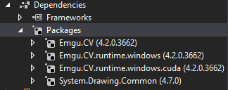 namespace Emgu.CV.UI not available in version 4.2.0.3636 · Issue #291 · emgucv/emgucv · GitHub