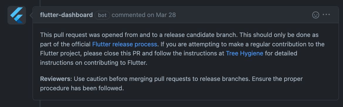 skia-gold should not run on release branches · Issue #100916 · flutter/flutter · GitHub