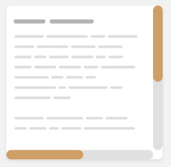 Update dual scrollbar constructor to support corner space · Issue #122345 · flutter/flutter · GitHub