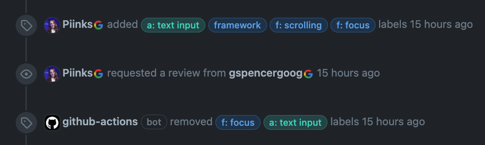 Github Action Labeller Keeps Removing Labels · Issue 128440 · Flutterflutter · Github