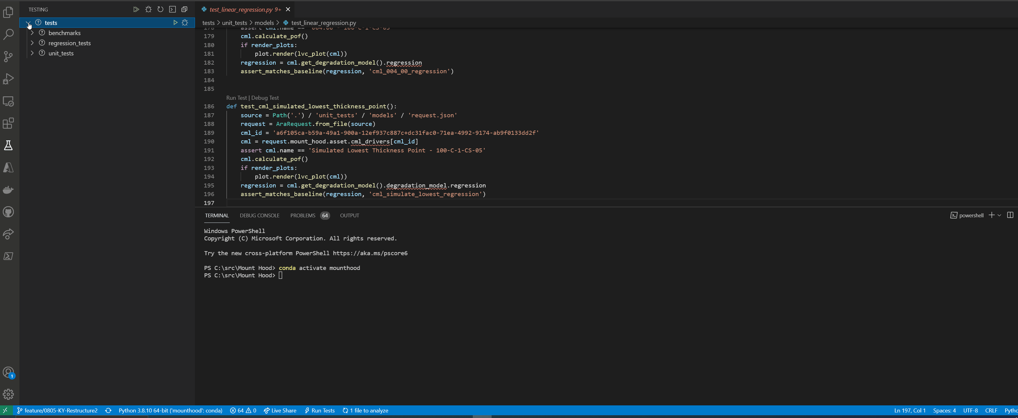 Unable To Debug Test Using Python Extension Issue 16881 Microsoft 