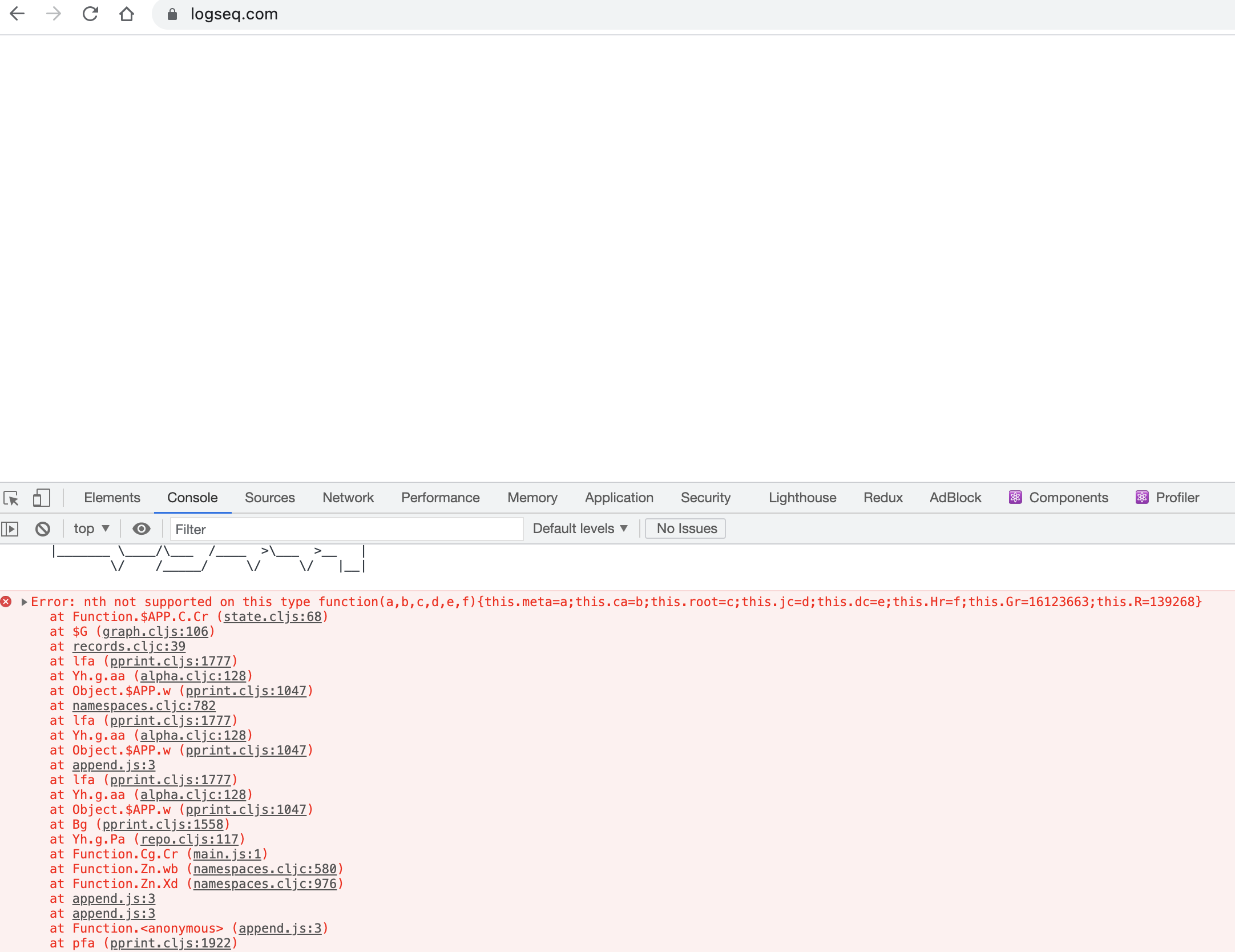 Empty loading screen on app launch · Issue #2162 · logseq/logseq · GitHub
