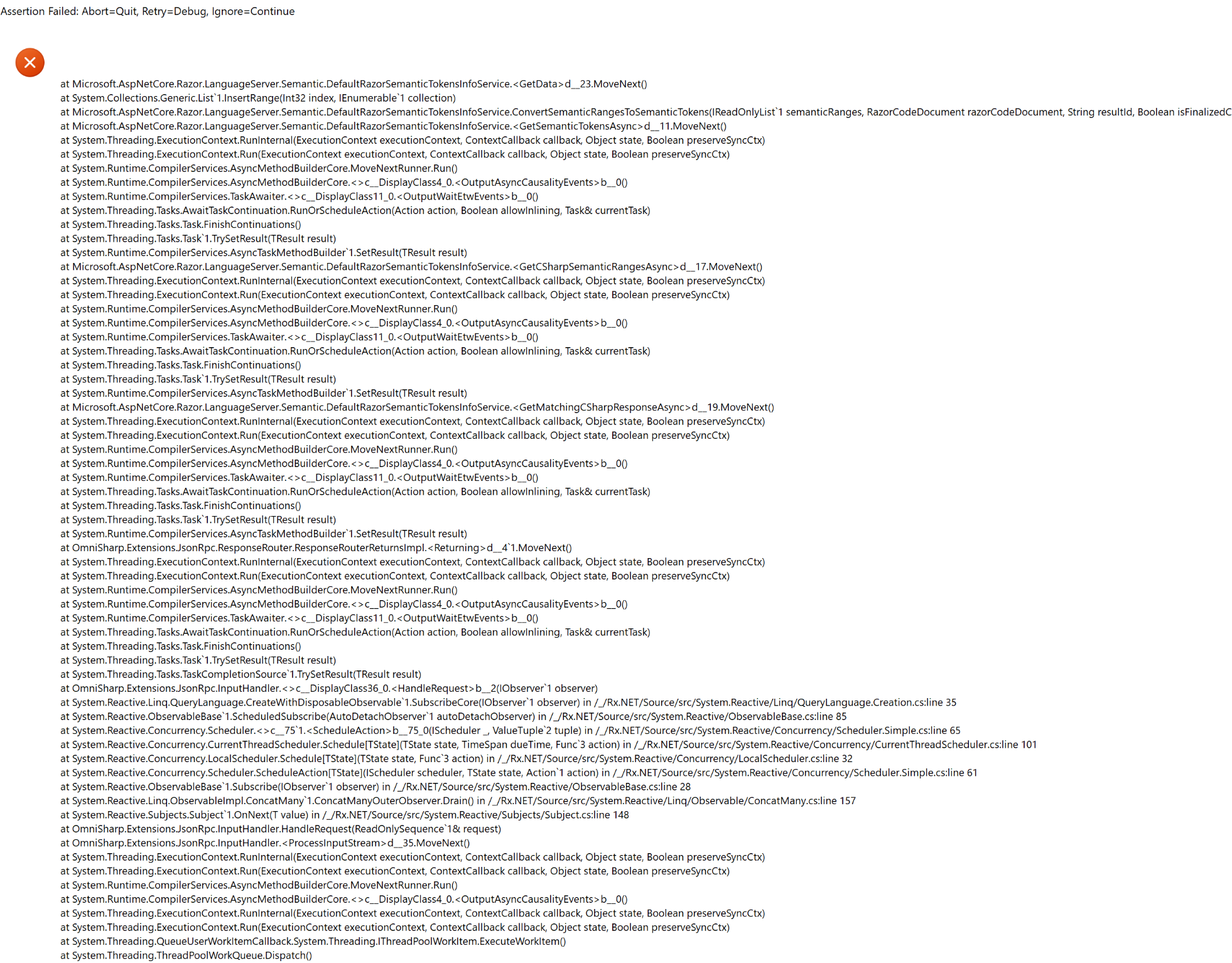 C Semantic Tokens Broken In Latest Main · Issue 5929 · Dotnetrazor · Github 6467