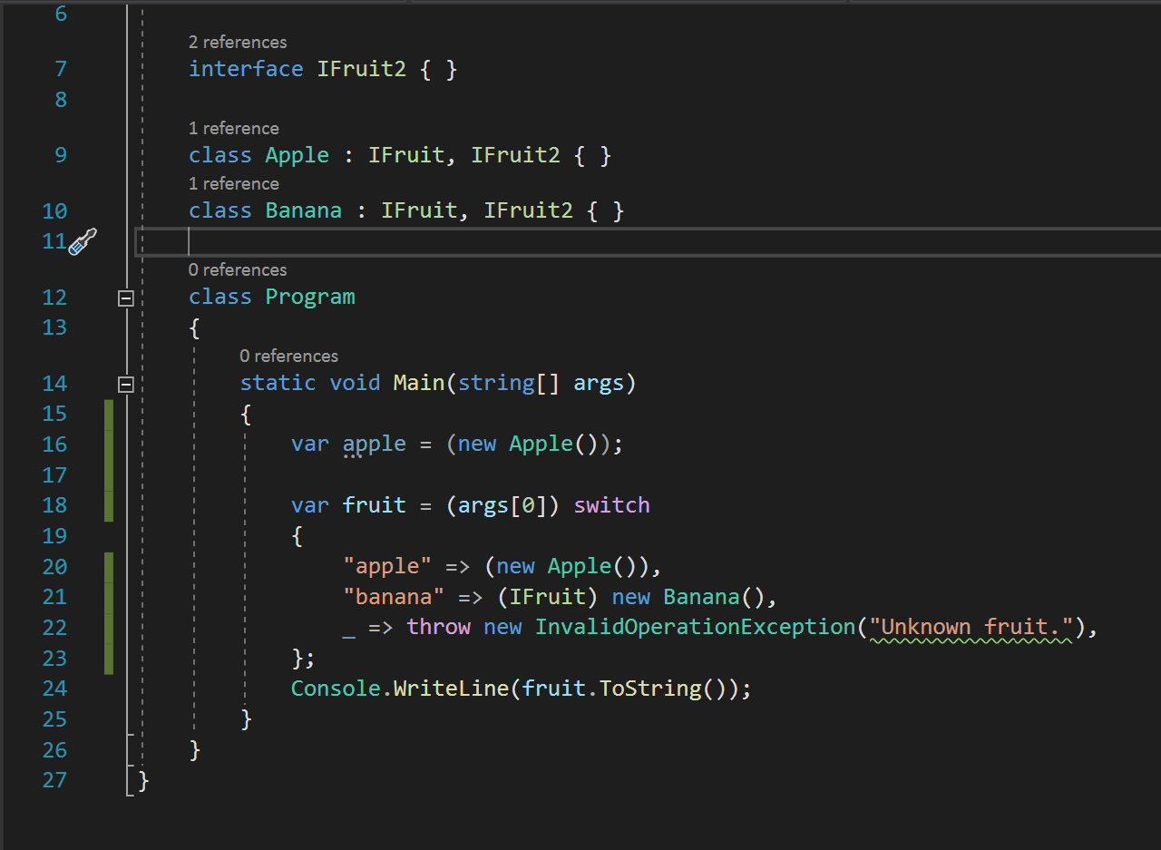 IDE0047 Remove unnecessary parentheses fails to appear for switch ...