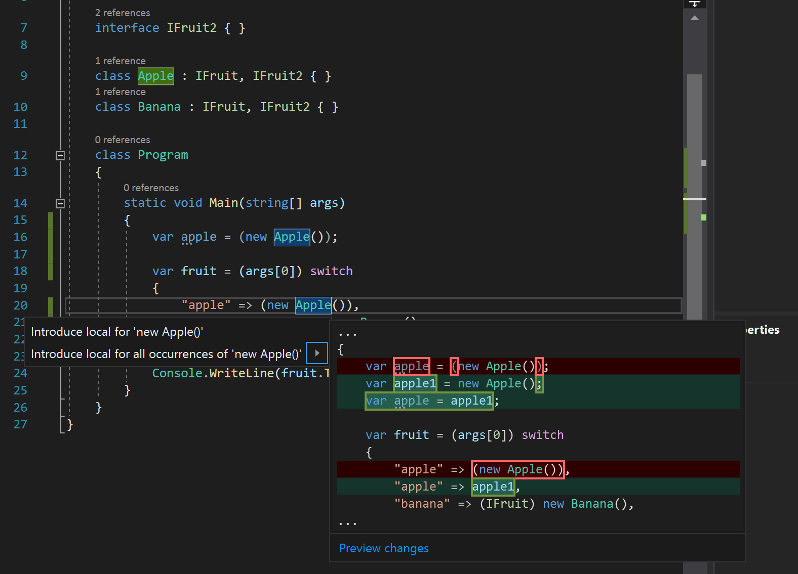 IDE0047 Remove unnecessary parentheses fails to appear for switch expressions · Issue #39363 ...