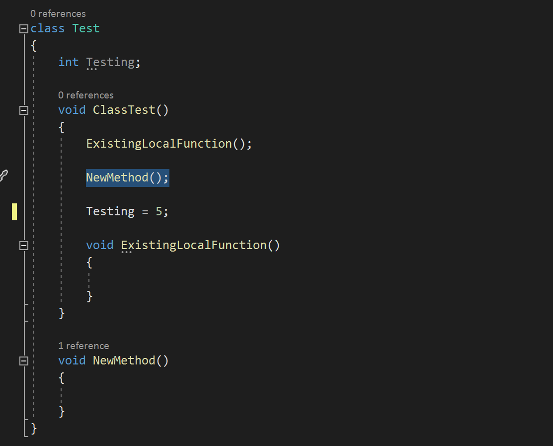 Extract method incorrectly inserts return statement when local function call is present · Issue ...