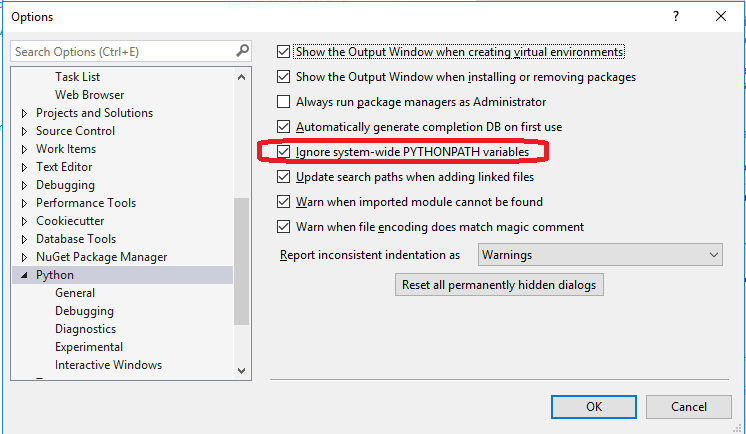 Error Running A Python Script · Issue 3440 · Microsoftptvs · Github