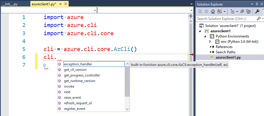 azure-cli analysis · Issue #3998 · microsoft/PTVS · GitHub