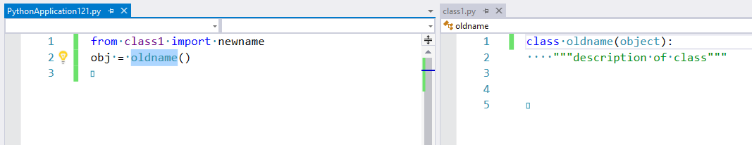 Refactor Rename Incorrect When Using Import · Issue 4229 · Microsoftptvs · Github