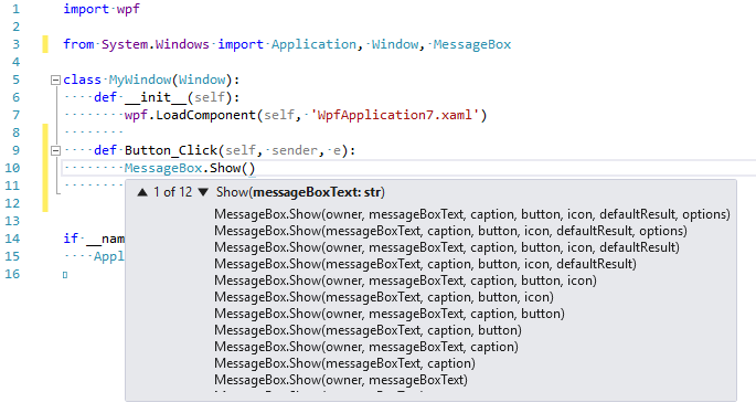 Tooltip cut off for IronPython overloads · Issue #4584 · microsoft/PTVS ...