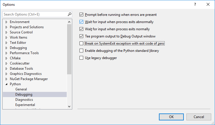 Breakonsystemexitzero Debug Option Is Not Respected · Issue 841 · Microsoft Ptvsd · Github