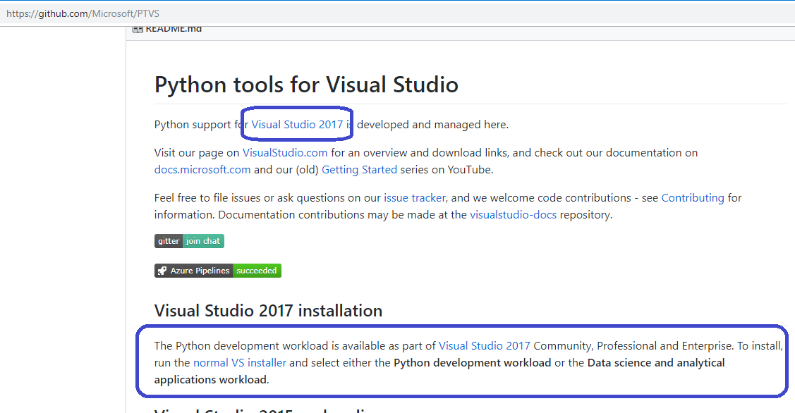 Missing download link · Issue #4919 · microsoft/PTVS · GitHub