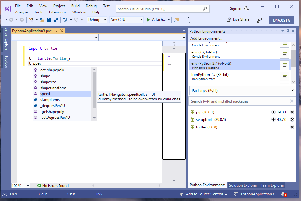 Intellisense Only Partially Working · Issue 5019 · Microsoftptvs · Github