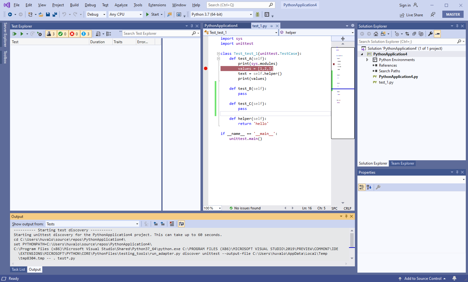 Tests are detected but do not appear in test explorer treeview · Issue ...