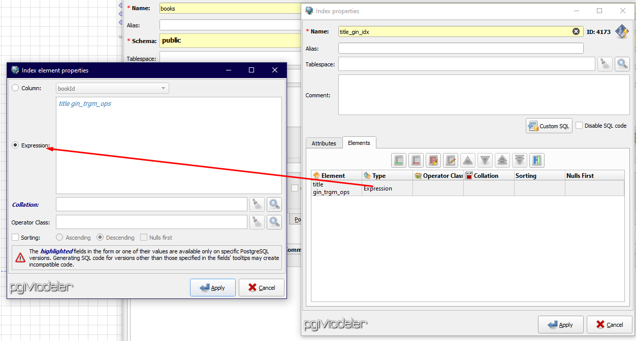 create Gin Index with gin_trgm_ops on pg_trgm extension get syntax error · Issue #1537 ...