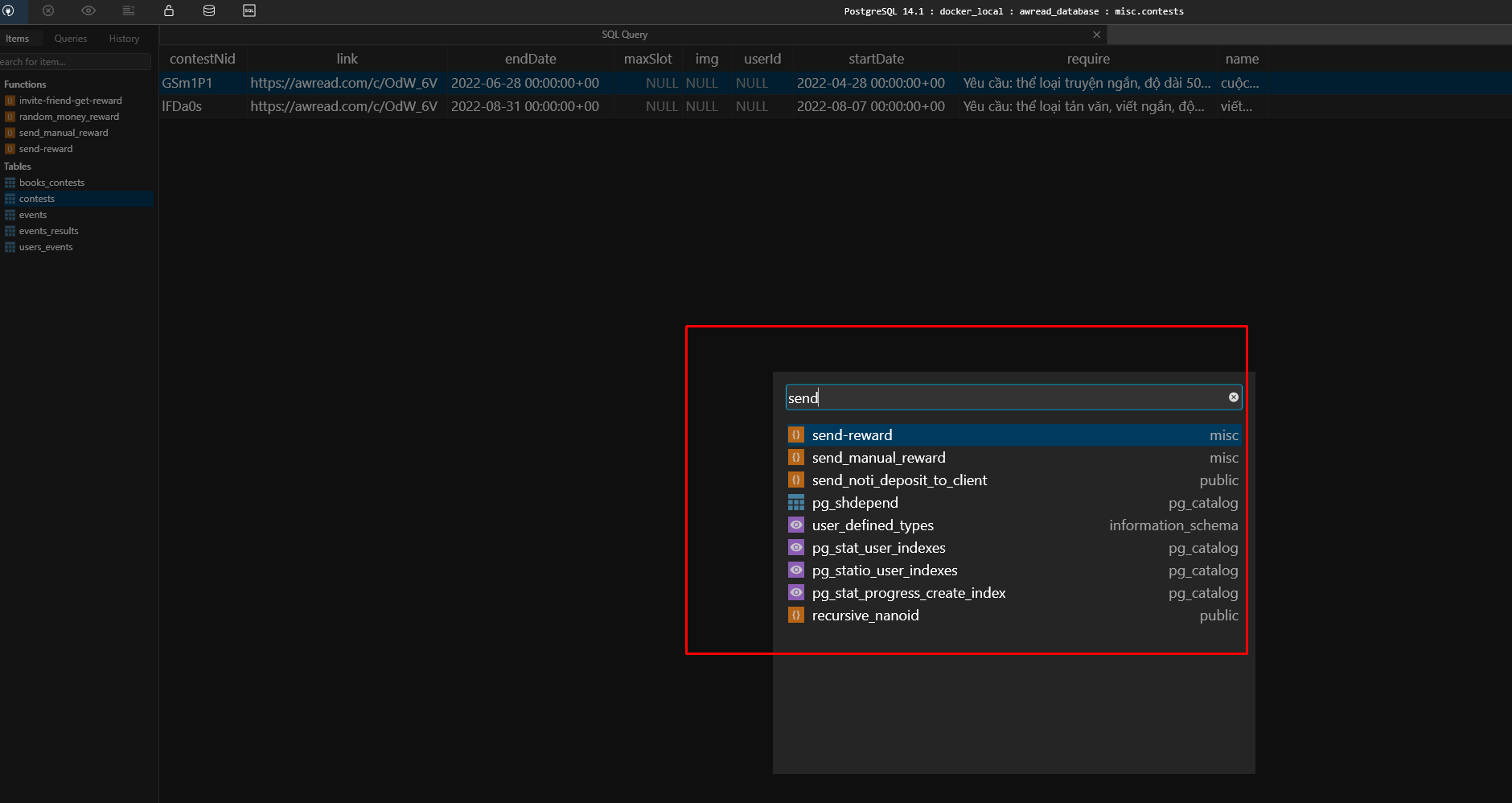 [Feature-request] Ctrl + P to have a search box to search and enter to ...