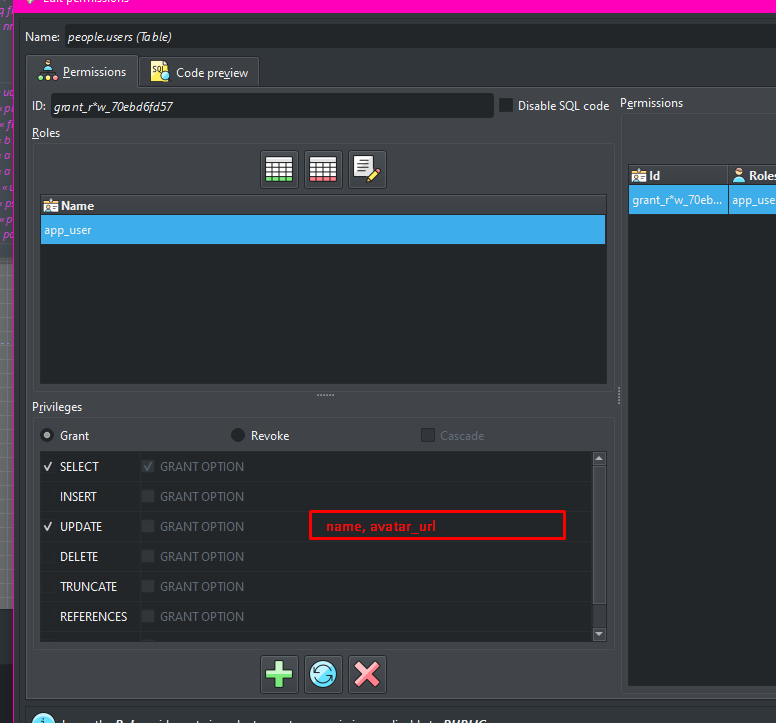 [docs] tutorial on column permission · Issue #1716 · pgmodeler/pgmodeler · GitHub