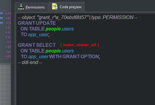 [docs] tutorial on column permission · Issue #1716 · pgmodeler/pgmodeler · GitHub